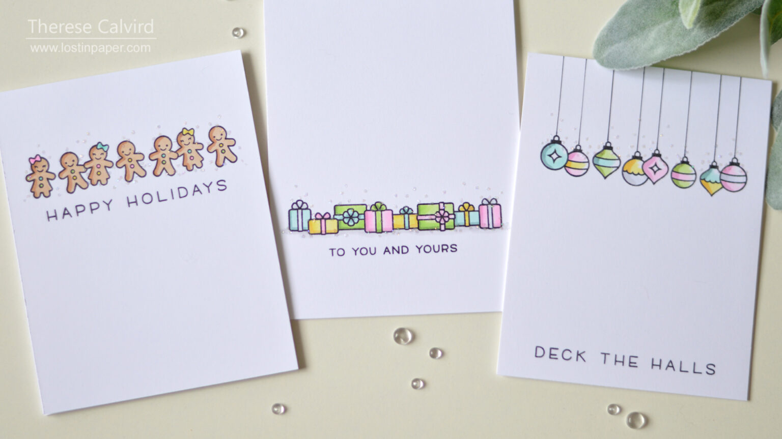 Video : Same But Different Christmas Card Series - Quick Cards with ...