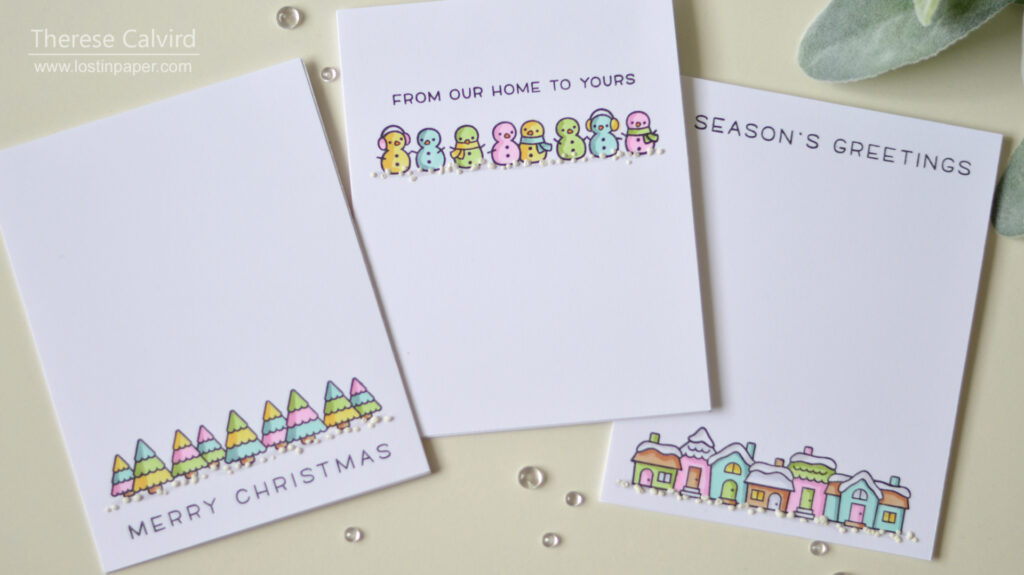 Video : Same But Different Christmas Card Series - Quick Cards with ...