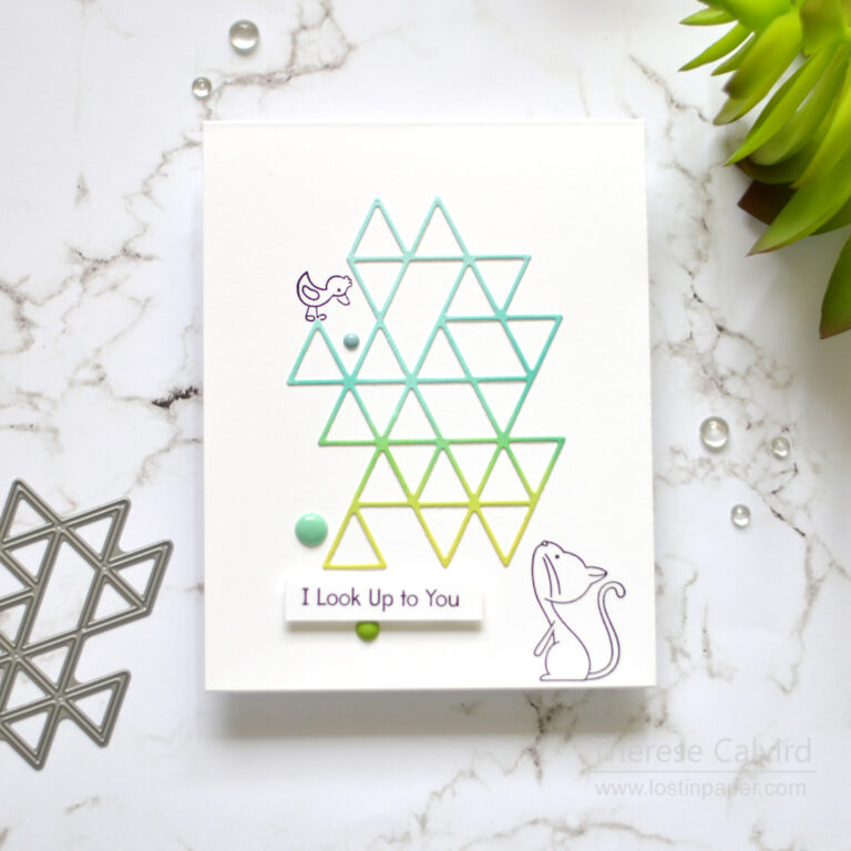 How to Make a Triangle Inspired Cards 4 Men + Video!