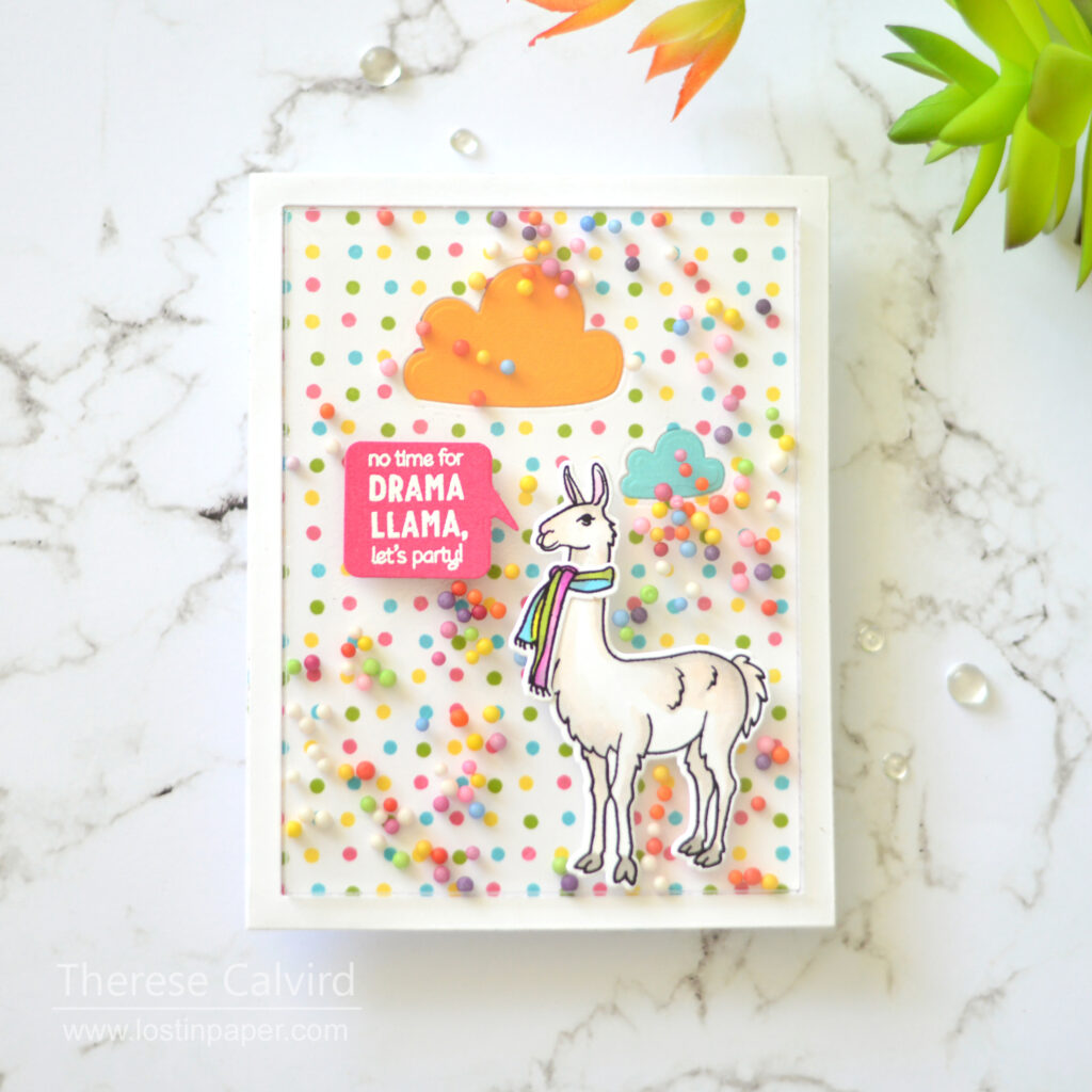How to Make a Fun Non-Shaking No Drama Llama Card + Video!