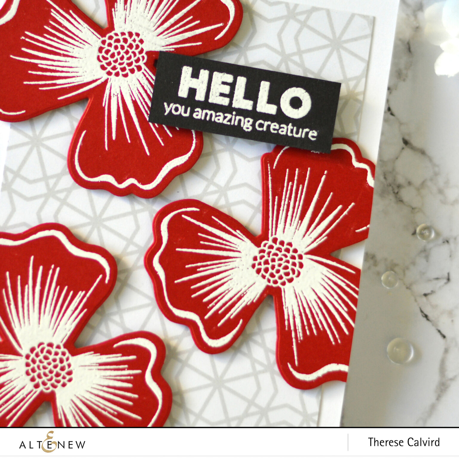 How to Make 2 Bold Floral Cards With Design Paper + Video!