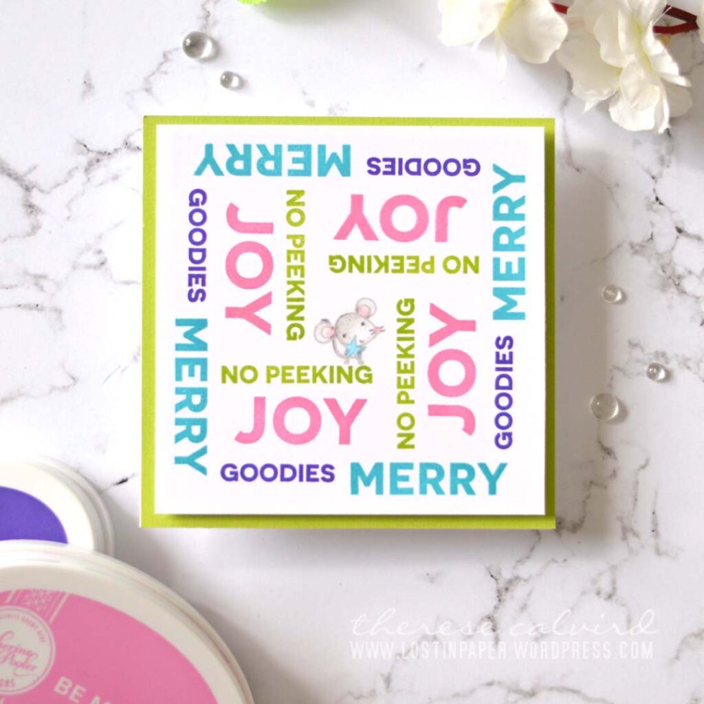Same But Different Christmas Card Series 2019 - Wreath Builder + Video!