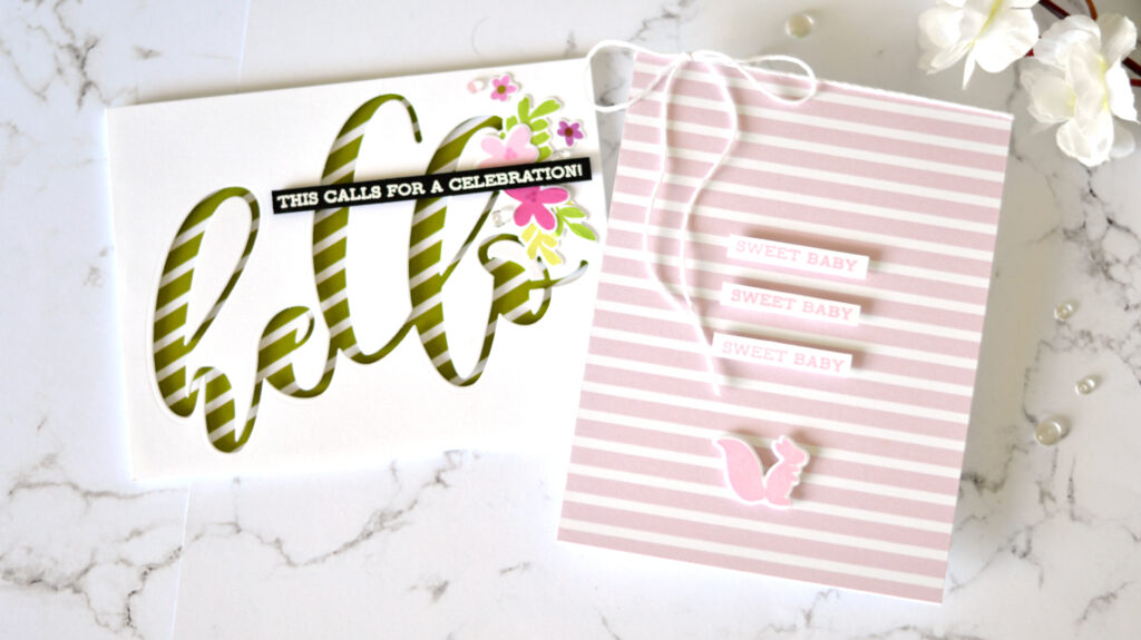 2 Easy Ways to Use Sentiment Strips on Cards + Video!