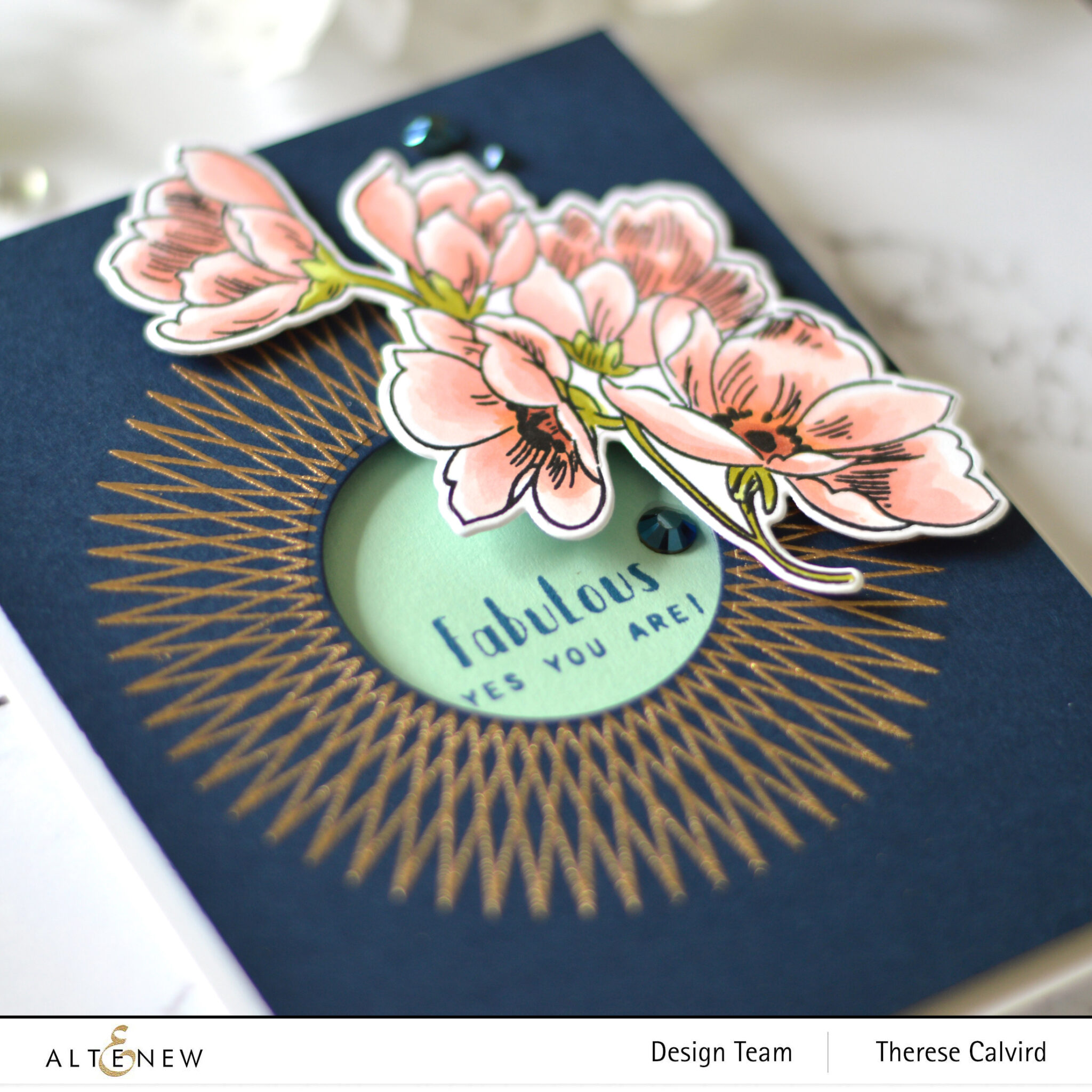 How to Use Spheres & Spirals on Floral Cards + Video!