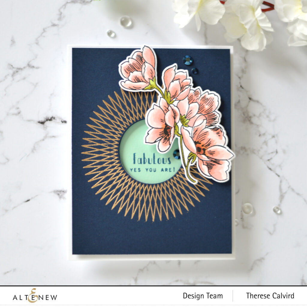 How to Use Spheres & Spirals on Floral Cards + Video!