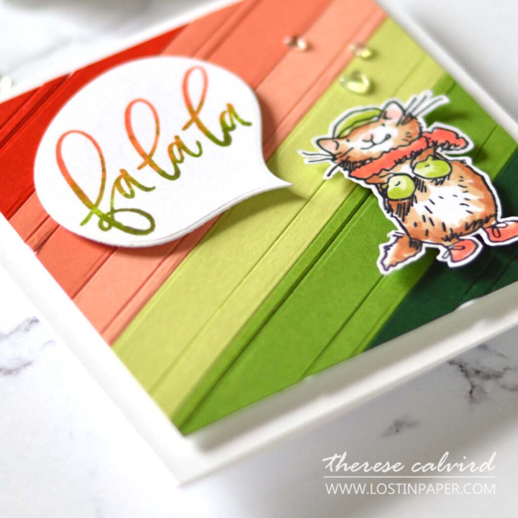 Same But Different Christmas Card Series 2020 - Strips & Stripes + Video!