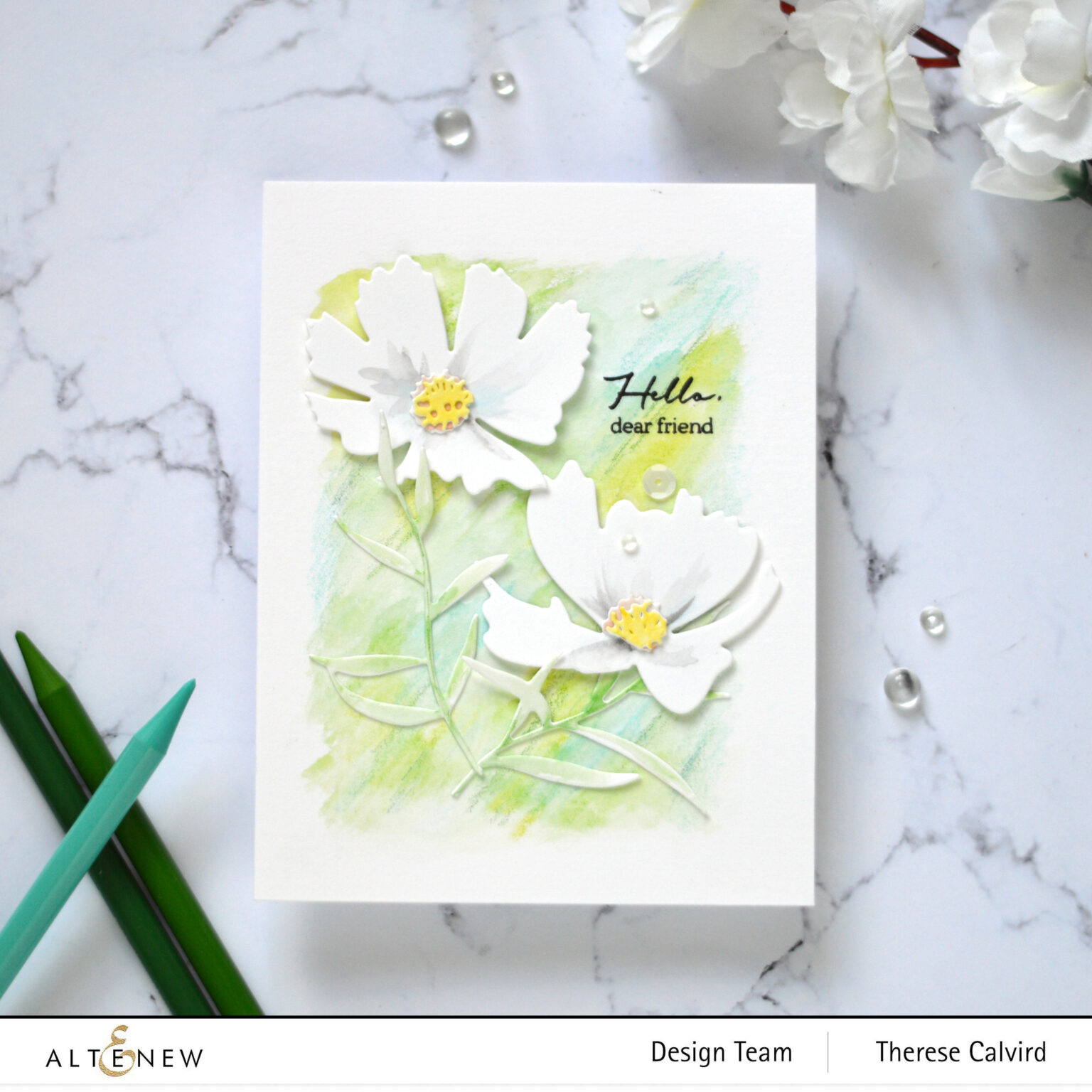 Altenew Craft-A-Flower: Cosmos Layering Die Set Release Blog Hop ...