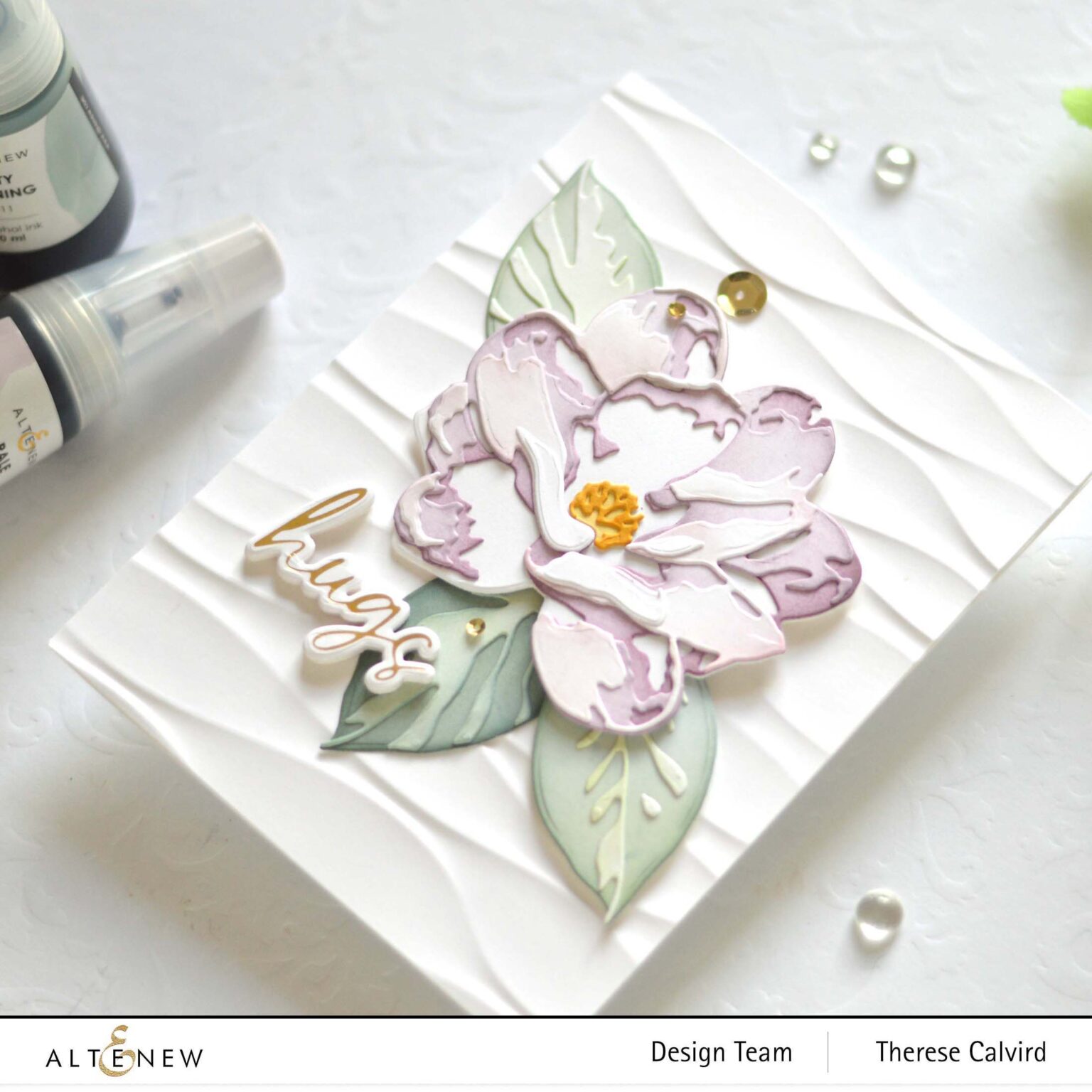 How to Make UNIQUE Inked Flowers & 2 Beautiful Cards + Video!