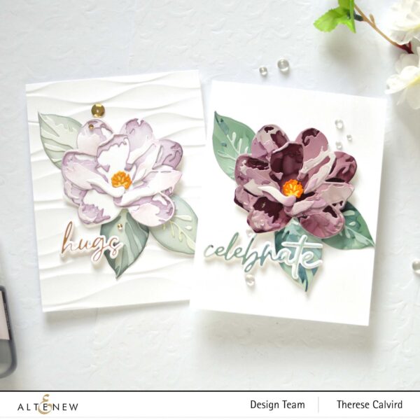 How to Make UNIQUE Inked Flowers & 2 Beautiful Cards + Video!
