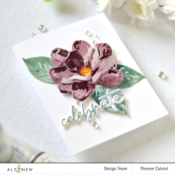 How to Make UNIQUE Inked Flowers & 2 Beautiful Cards + Video!