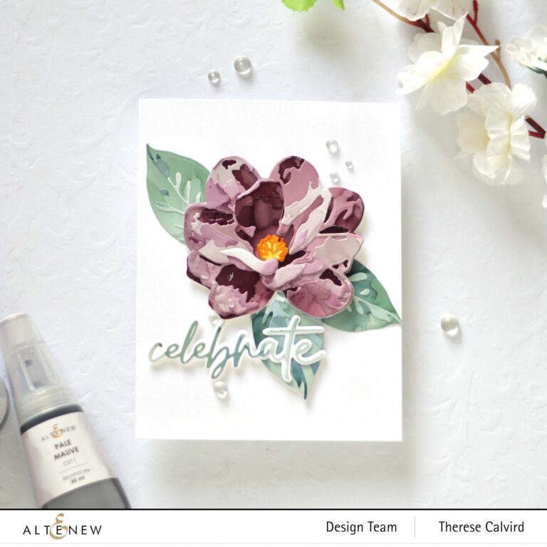 How to Make UNIQUE Inked Flowers & 2 Beautiful Cards + Video!