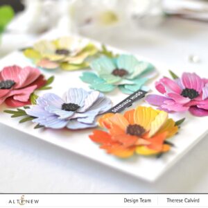 How to Fit A GORGEOUS Rainbow of Flowers on a Card 😉!