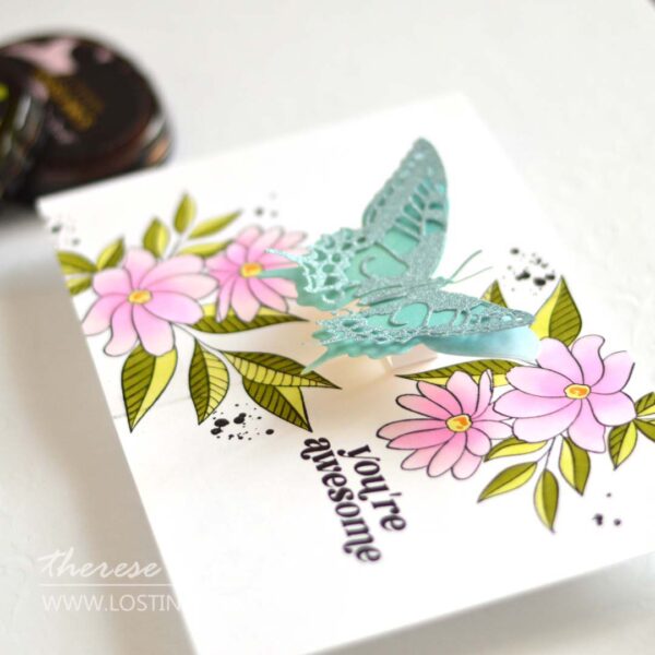 How to Make a DIY Pop-Up Floral Butterfly Card! & LIVE Video!