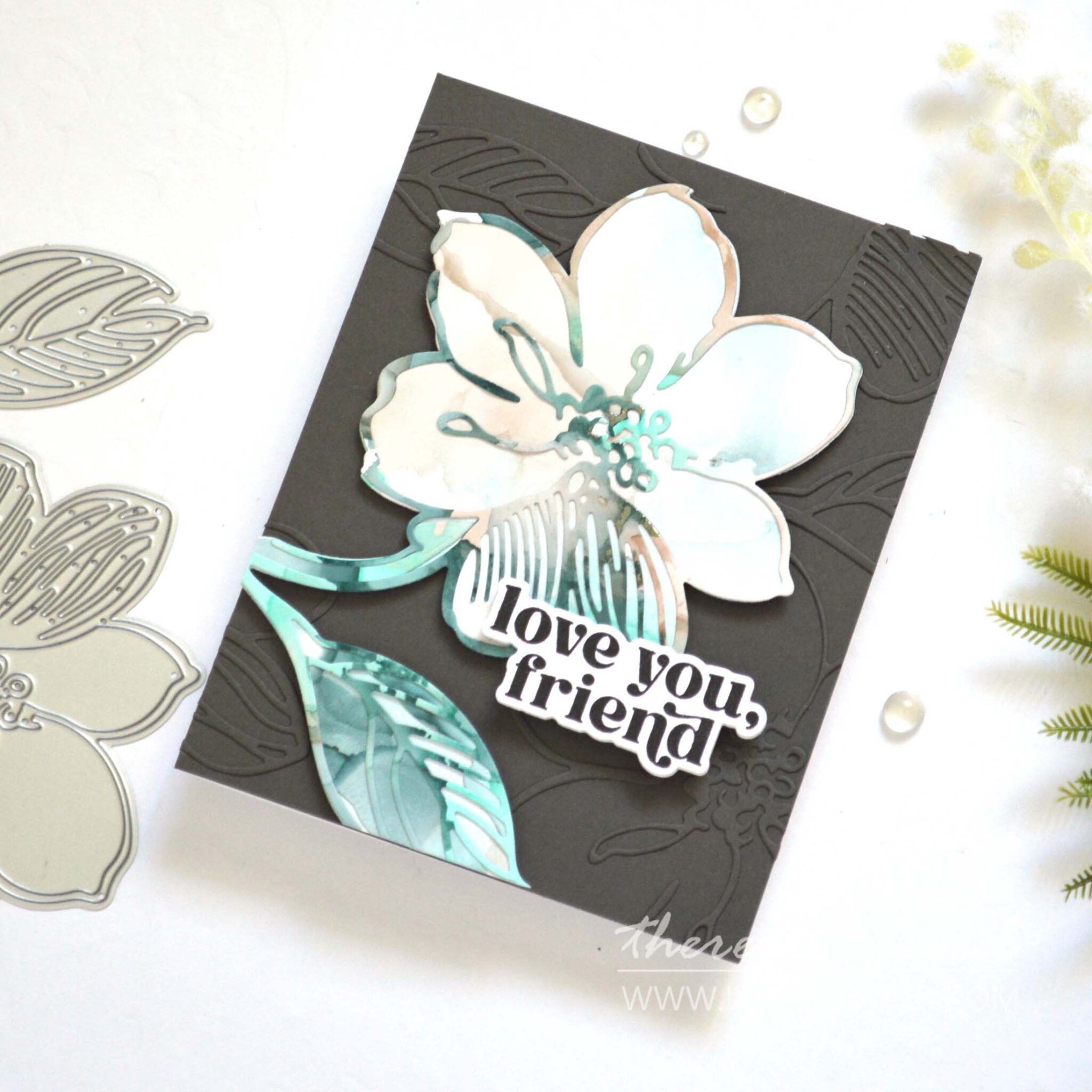 2 EASY Dimensional Die Cut Floral Backgrounds (+ Video)!