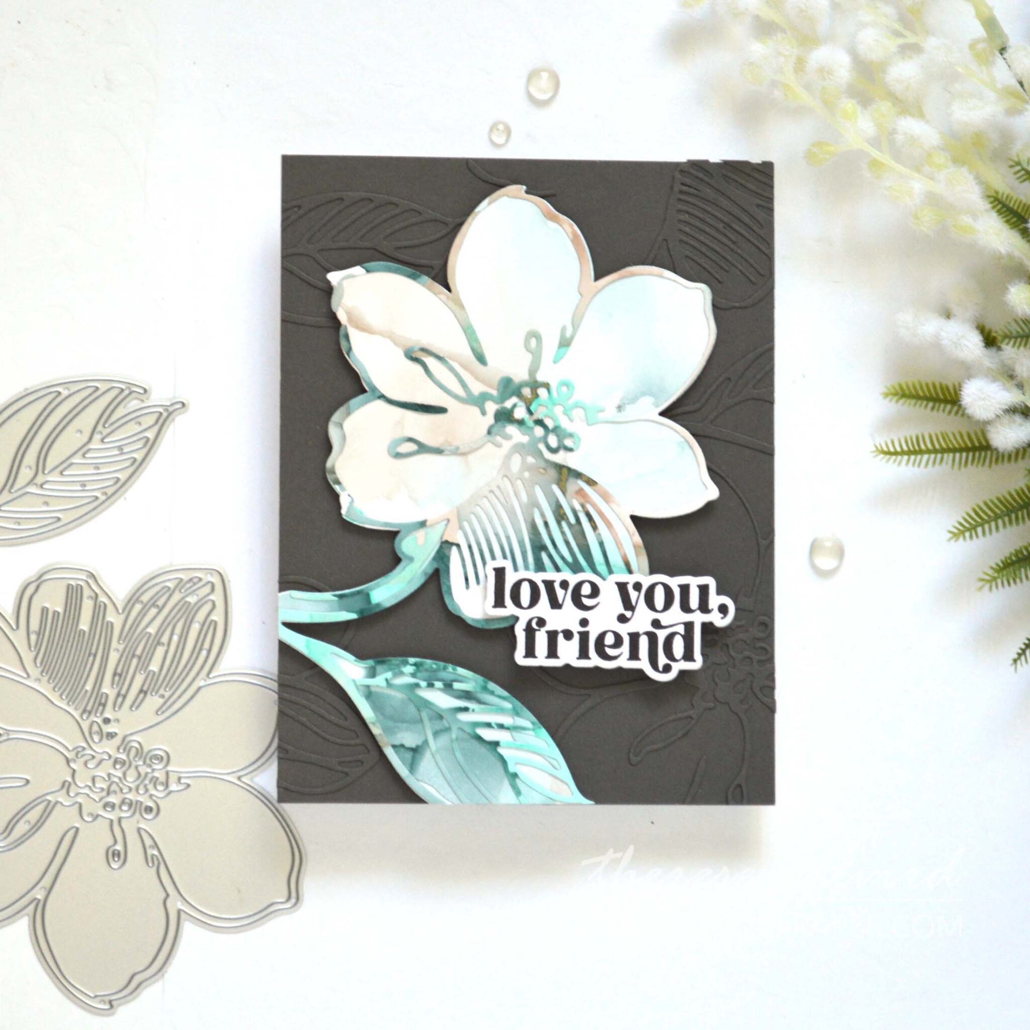 2 EASY Dimensional Die Cut Floral Backgrounds (+ Video)!