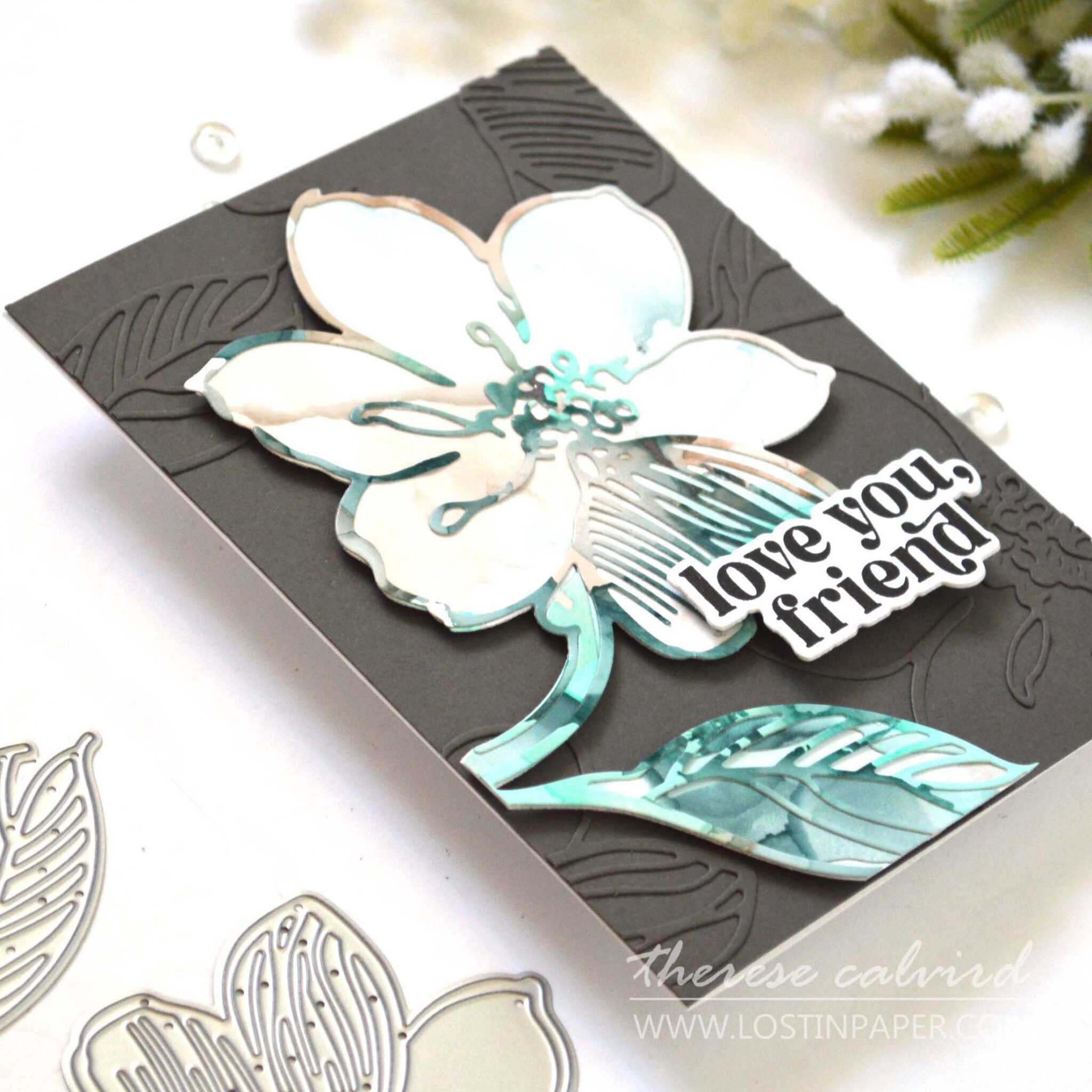 2 EASY Dimensional Die Cut Floral Backgrounds (+ Video)!
