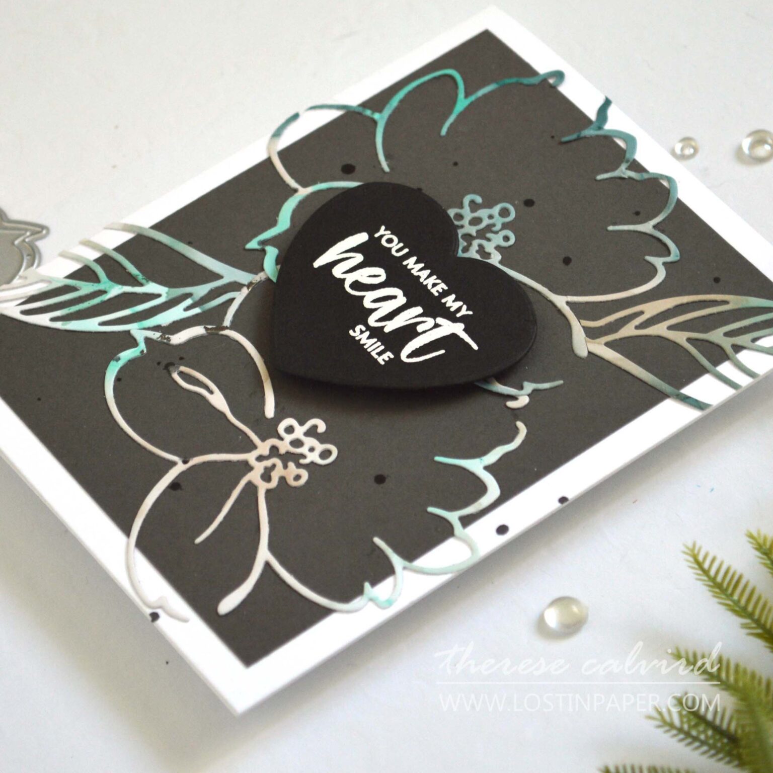 2 EASY Dimensional Die Cut Floral Backgrounds (+ Video)!