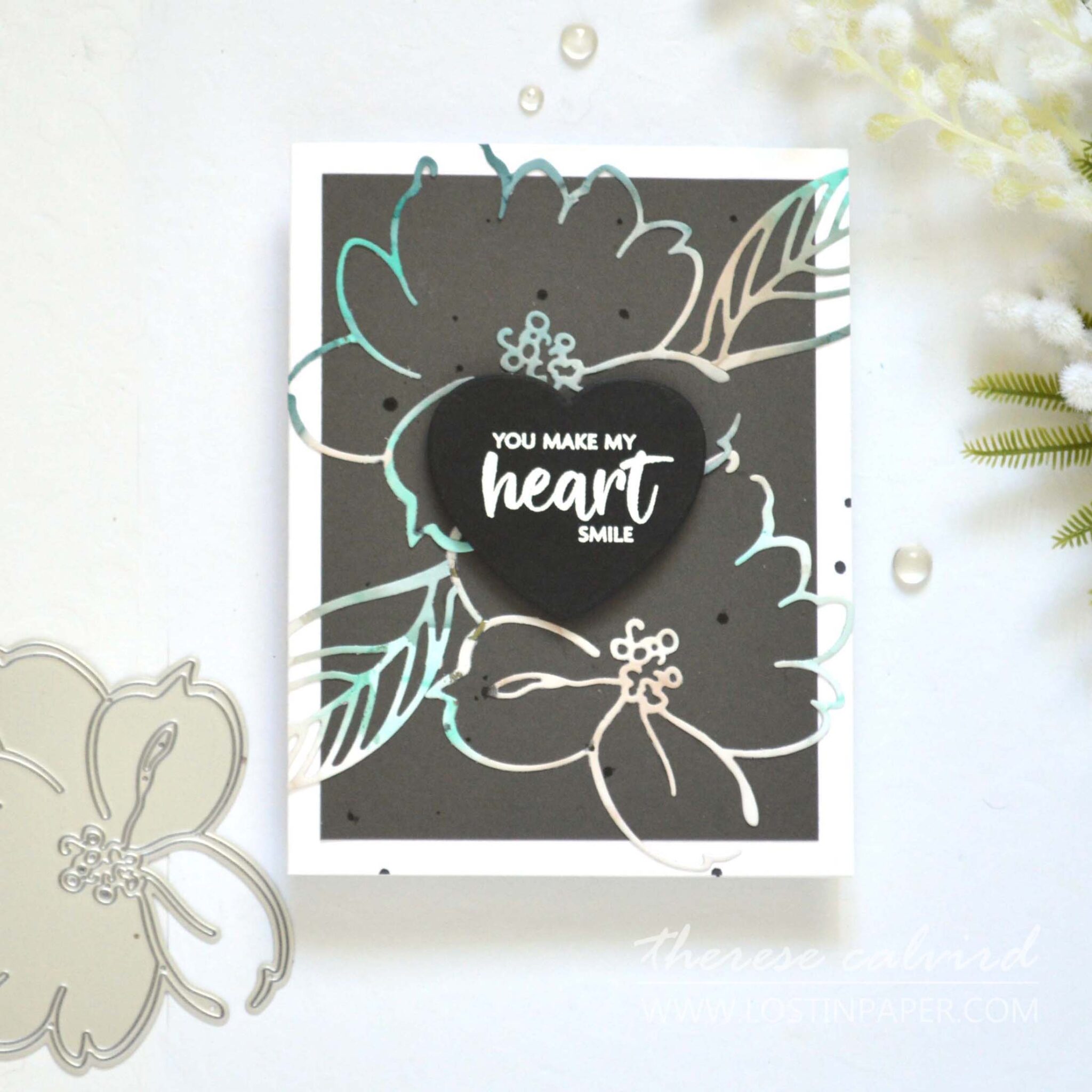2 EASY Dimensional Die Cut Floral Backgrounds (+ Video)!