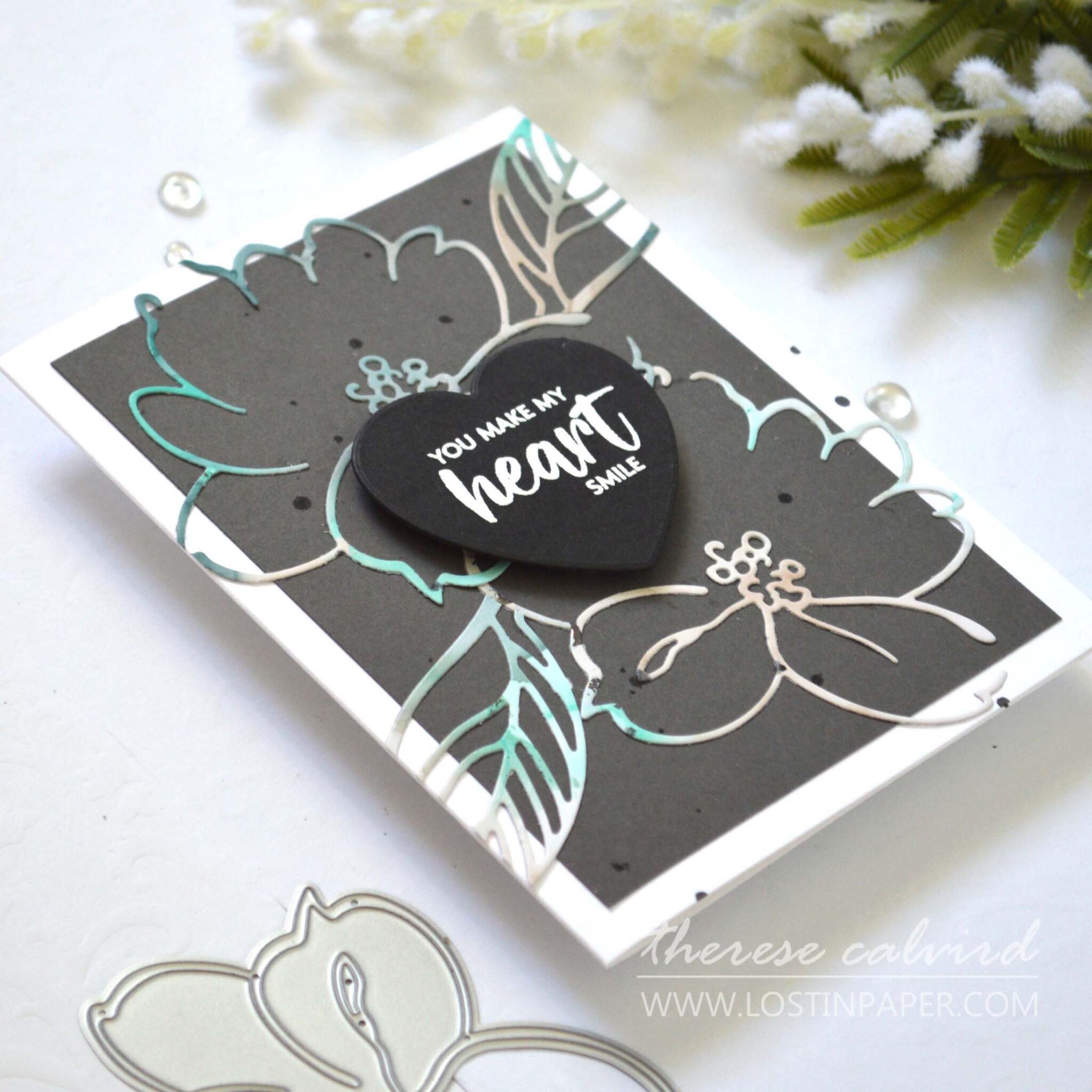 2 EASY Dimensional Die Cut Floral Backgrounds (+ Video)!