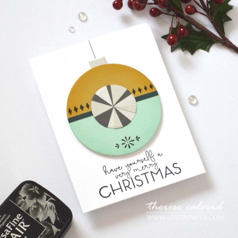 How to Use BASIC SHAPES to Make Christmas Cards! (+ Video)!