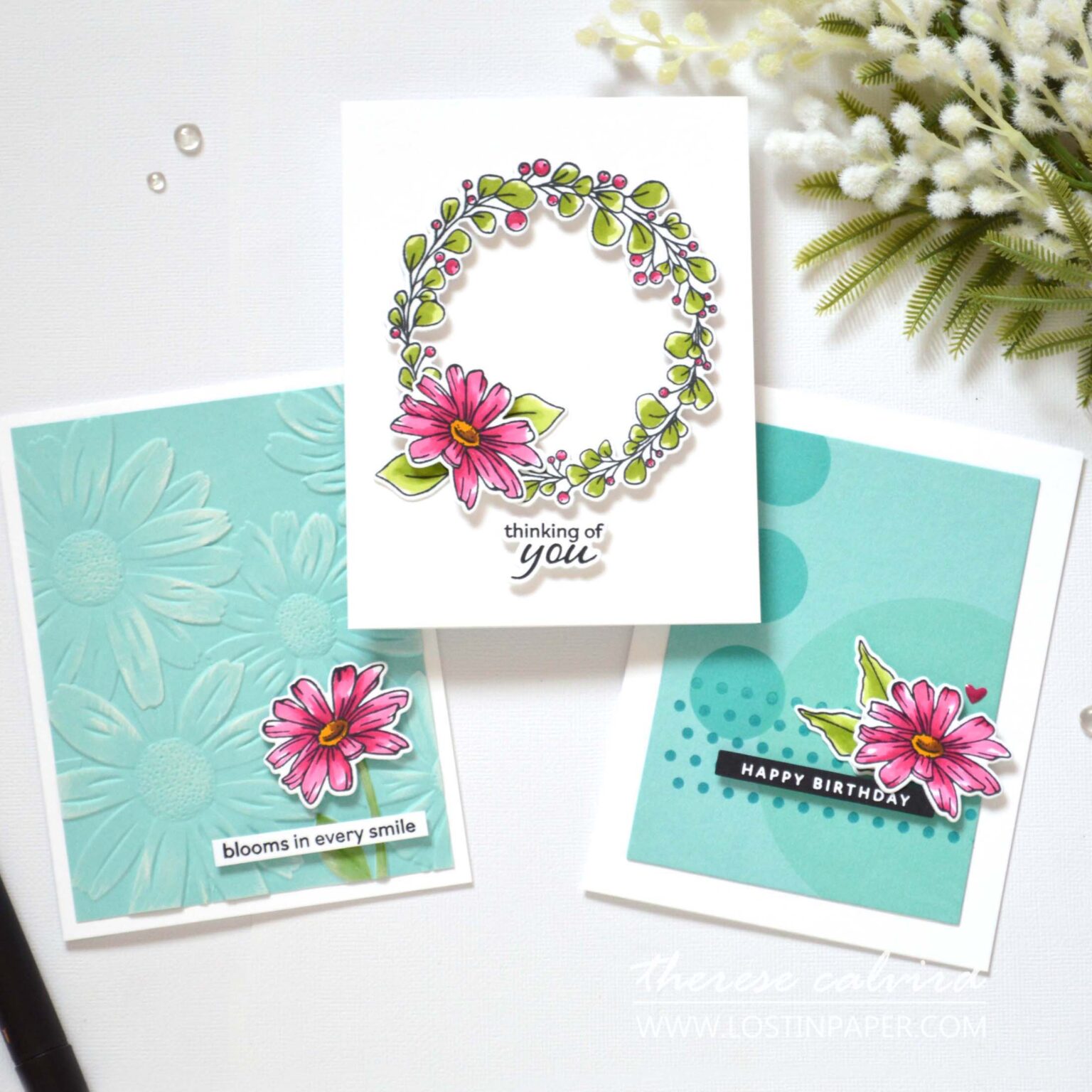 3 EASY Single Daisy Card Ideas!