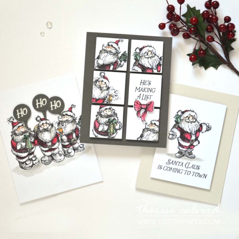 How to Use 1 STAMP SET to Make Multiple Christmas Cards! (+ Video)!