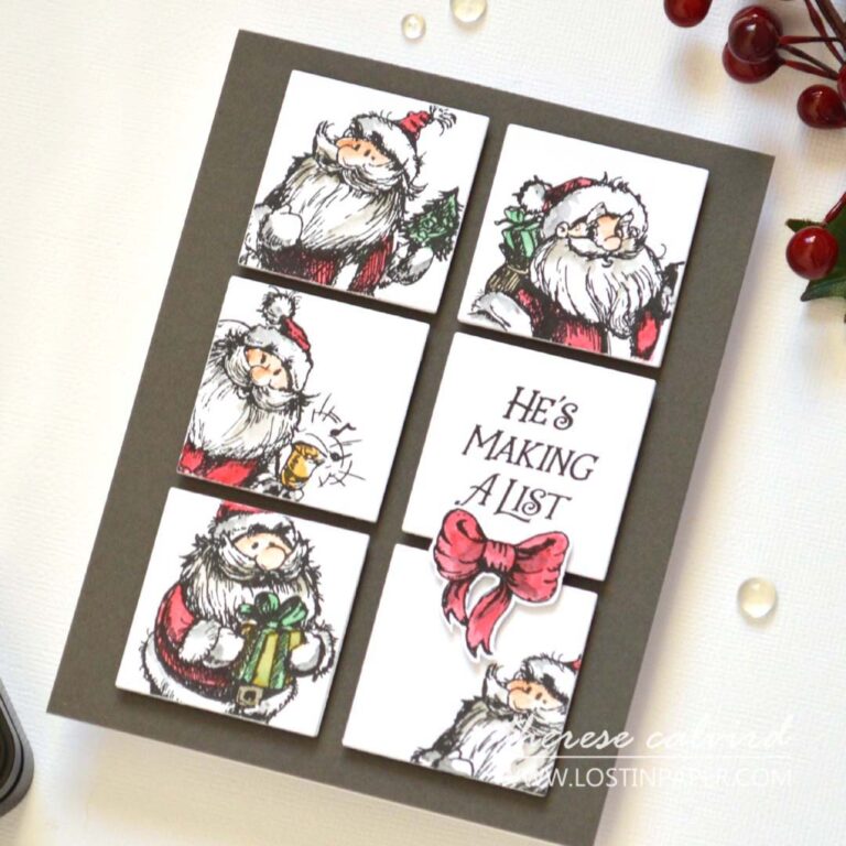 How to Use 1 STAMP SET to Make Multiple Christmas Cards! (+ Video)!