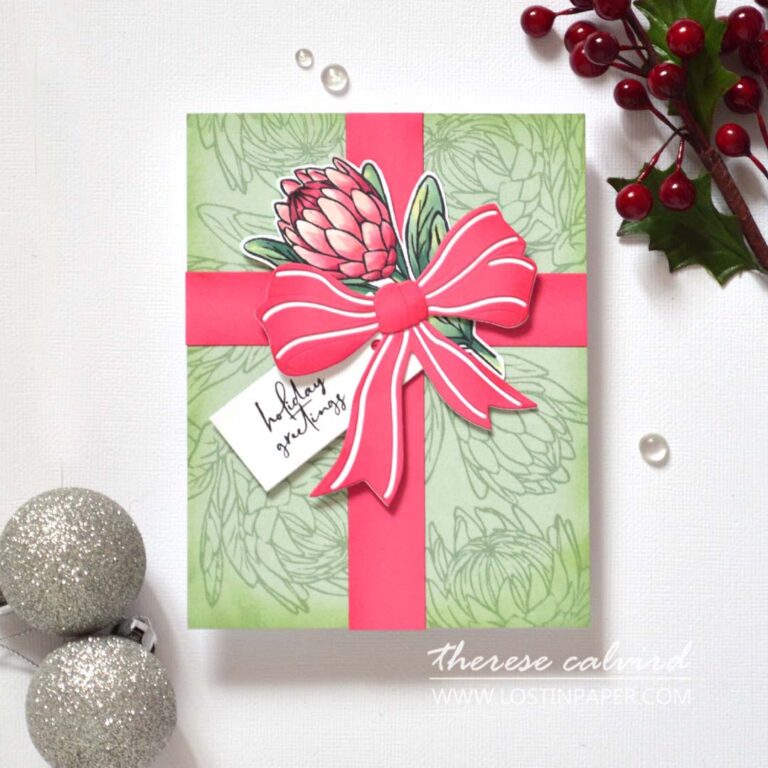 5 Incredible Ways to Use Flowers on Handmade Christmas Cards (+ Video)!