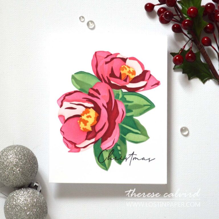 5 Incredible Ways to Use Flowers on Handmade Christmas Cards (+ Video)!