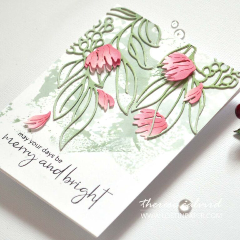 5 Incredible Ways to Use Flowers on Handmade Christmas Cards (+ Video)!